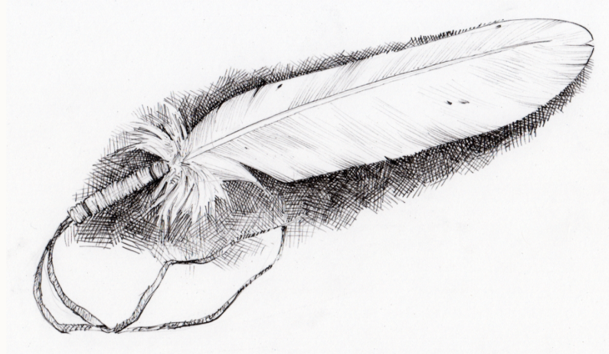 Eagle Feathers Drawings